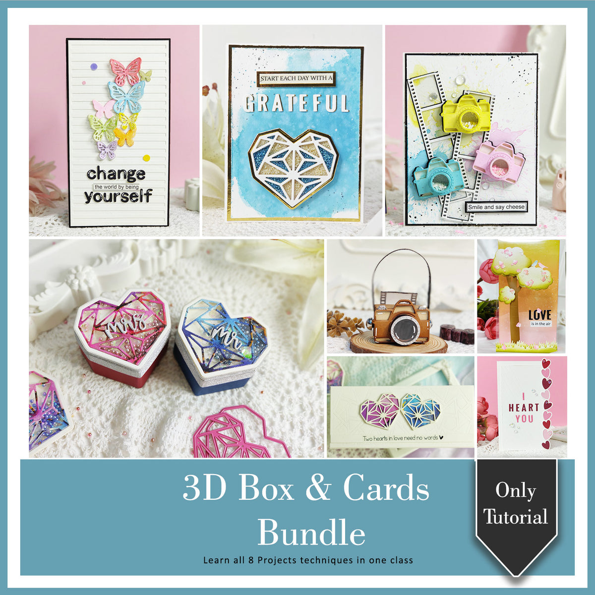 3D Box & Cards Bundle (Tutorial Only) – CRAFTERS CORNER