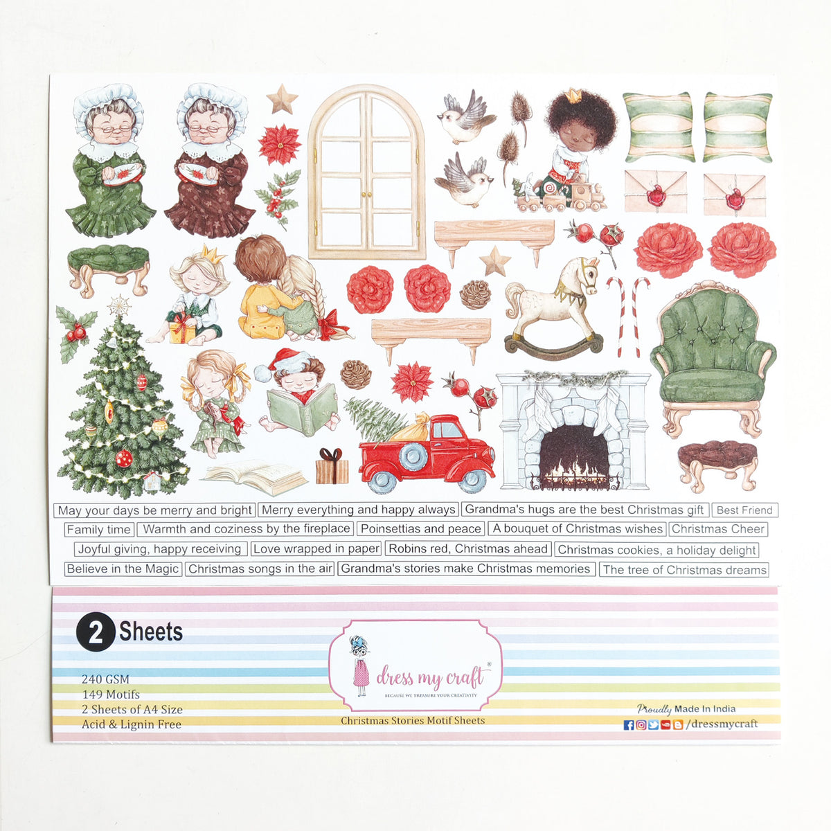 Christmas Stories Motif Sheets – CRAFTERS CORNER