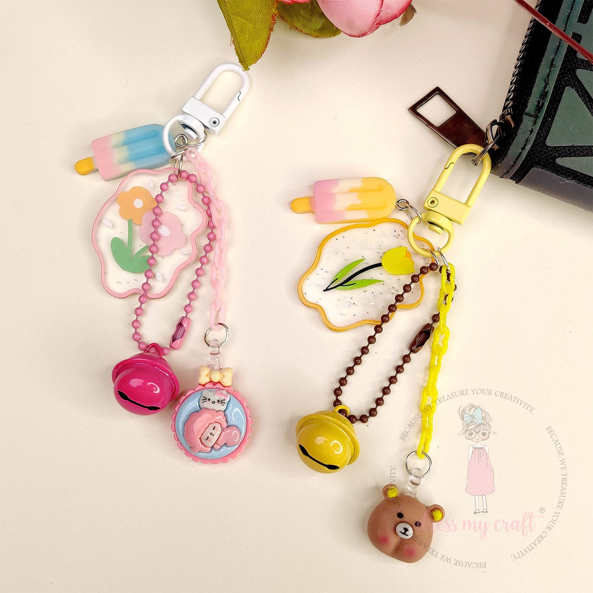 Tulip Bloom Keychain – CRAFTERS CORNER