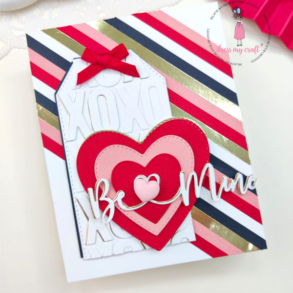Be Mine Valentine Handmade Card – CRAFTERS CORNER