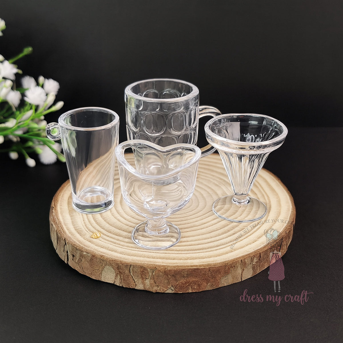 Mini Mocktail Glass & Snack Set – CRAFTERS CORNER