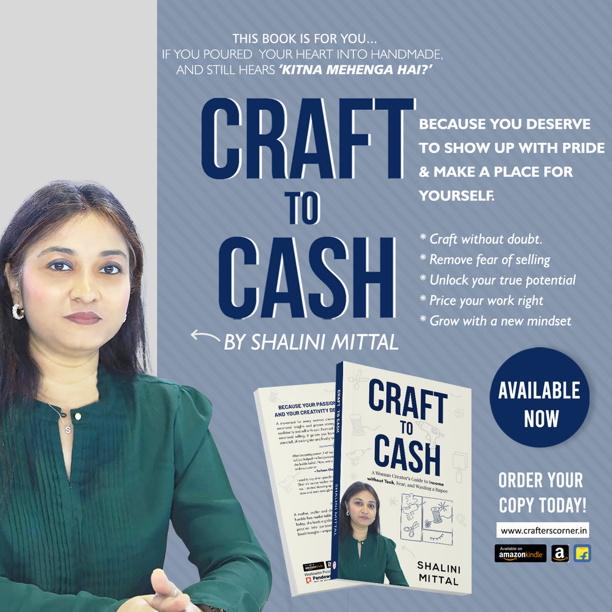 Craft To Cash Book By Shalini Mittal – CRAFTERS CORNER