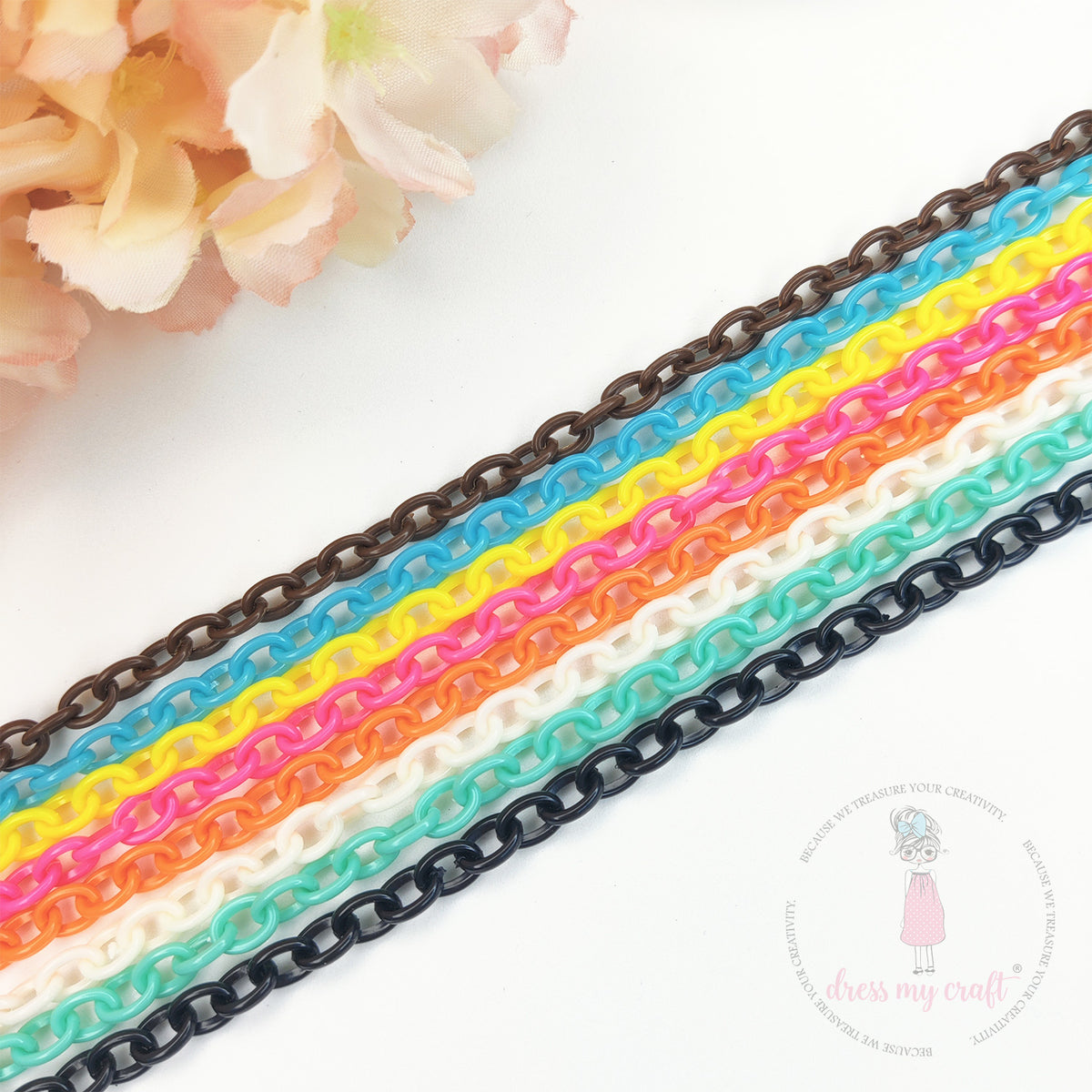 Acrylic Chain #2 - Multi Color Combo – CRAFTERS CORNER