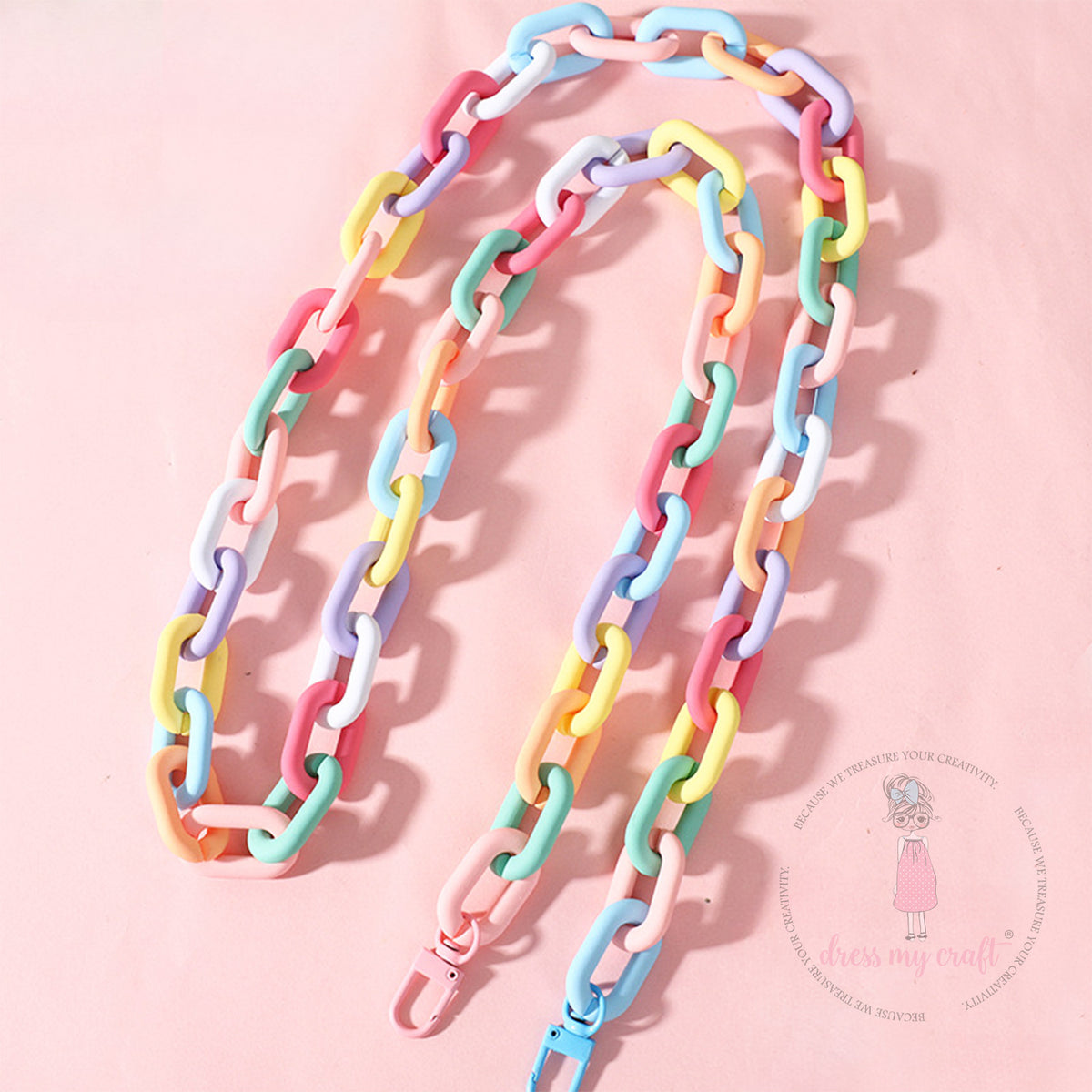 Pastel DIY Chain Loops – CRAFTERS CORNER