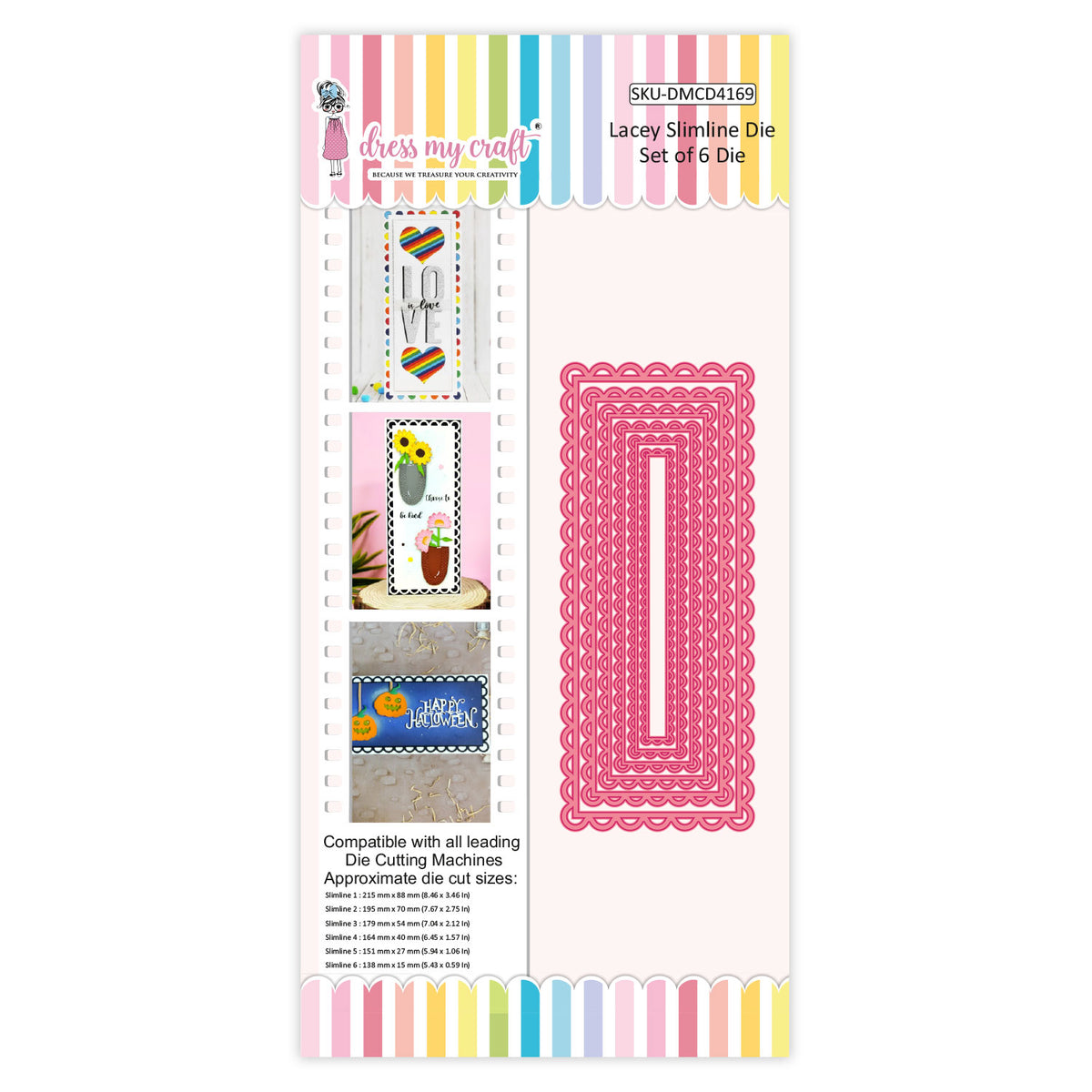 Lacey Slimline Die – CRAFTERS CORNER