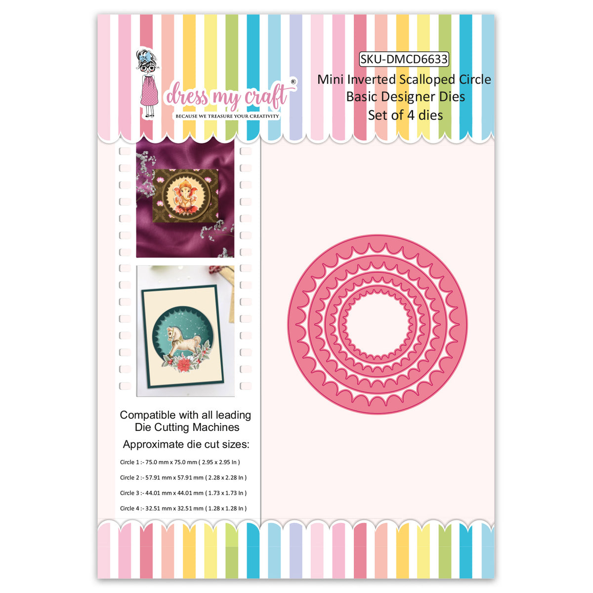 Mini Inverted Scalloped Circle - Basic Designer Dies – CRAFTERS CORNER