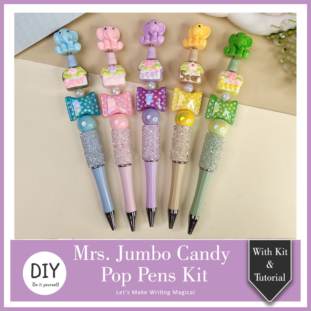 DIY Mrs. Jumbo Candy Pop Pens Kit – CRAFTERS CORNER