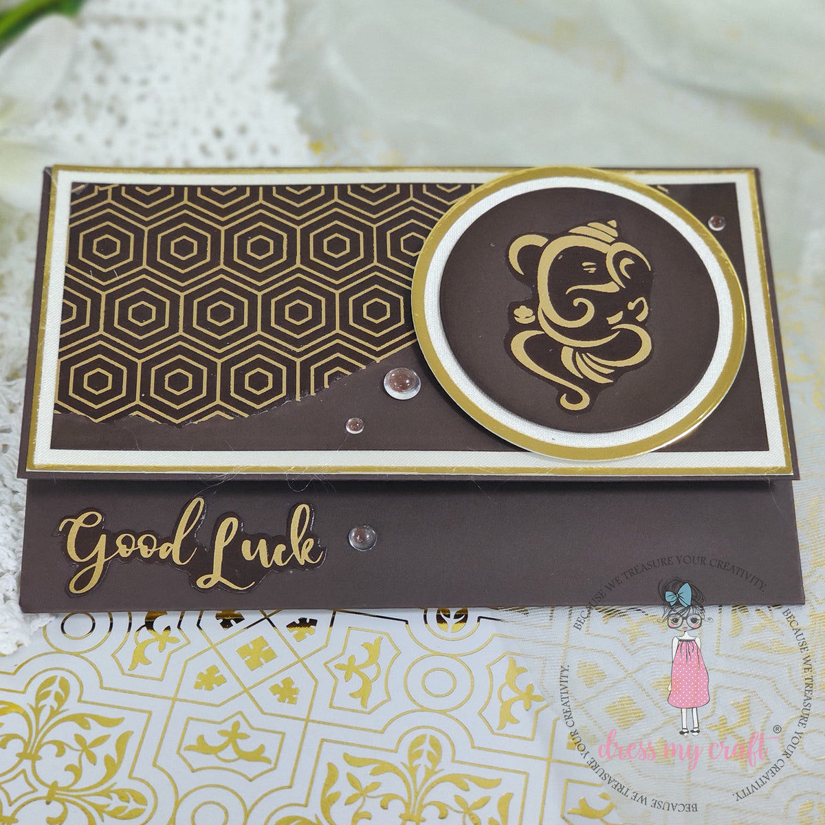 Metallic Hexagon Pattern - Transfer Me – CRAFTERS CORNER