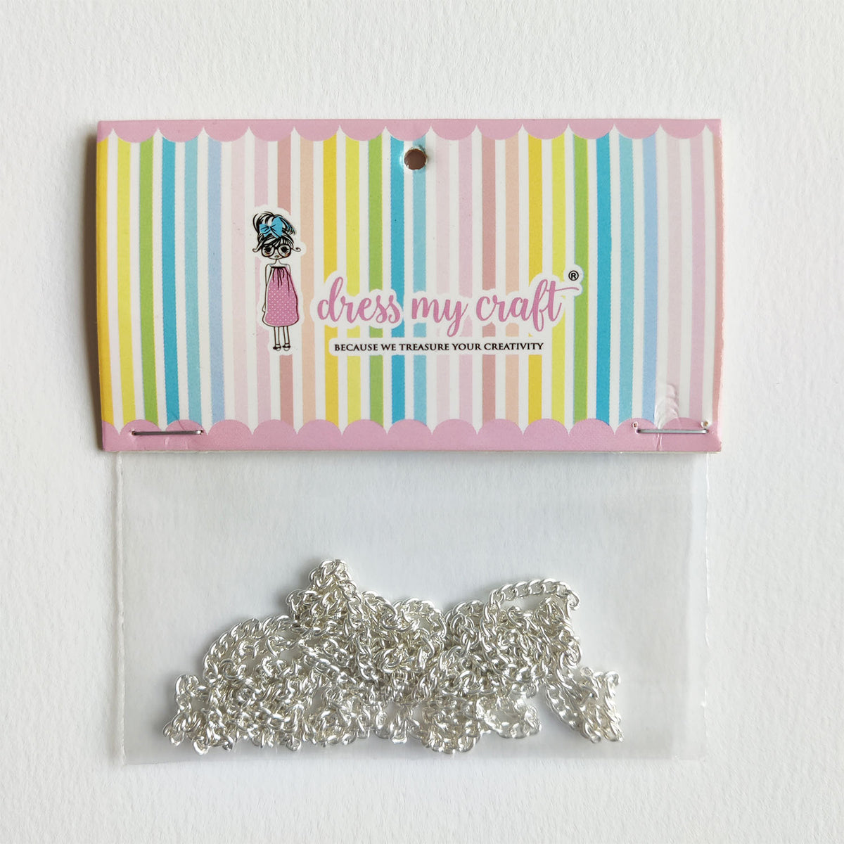 Mini Curb Chain - Silver – CRAFTERS CORNER