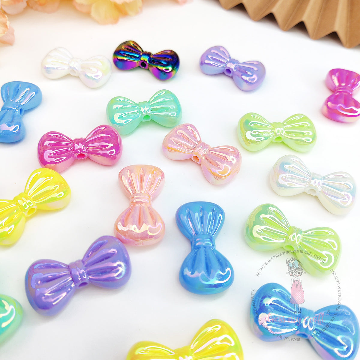 Shiny Bow Beads – CRAFTERS CORNER