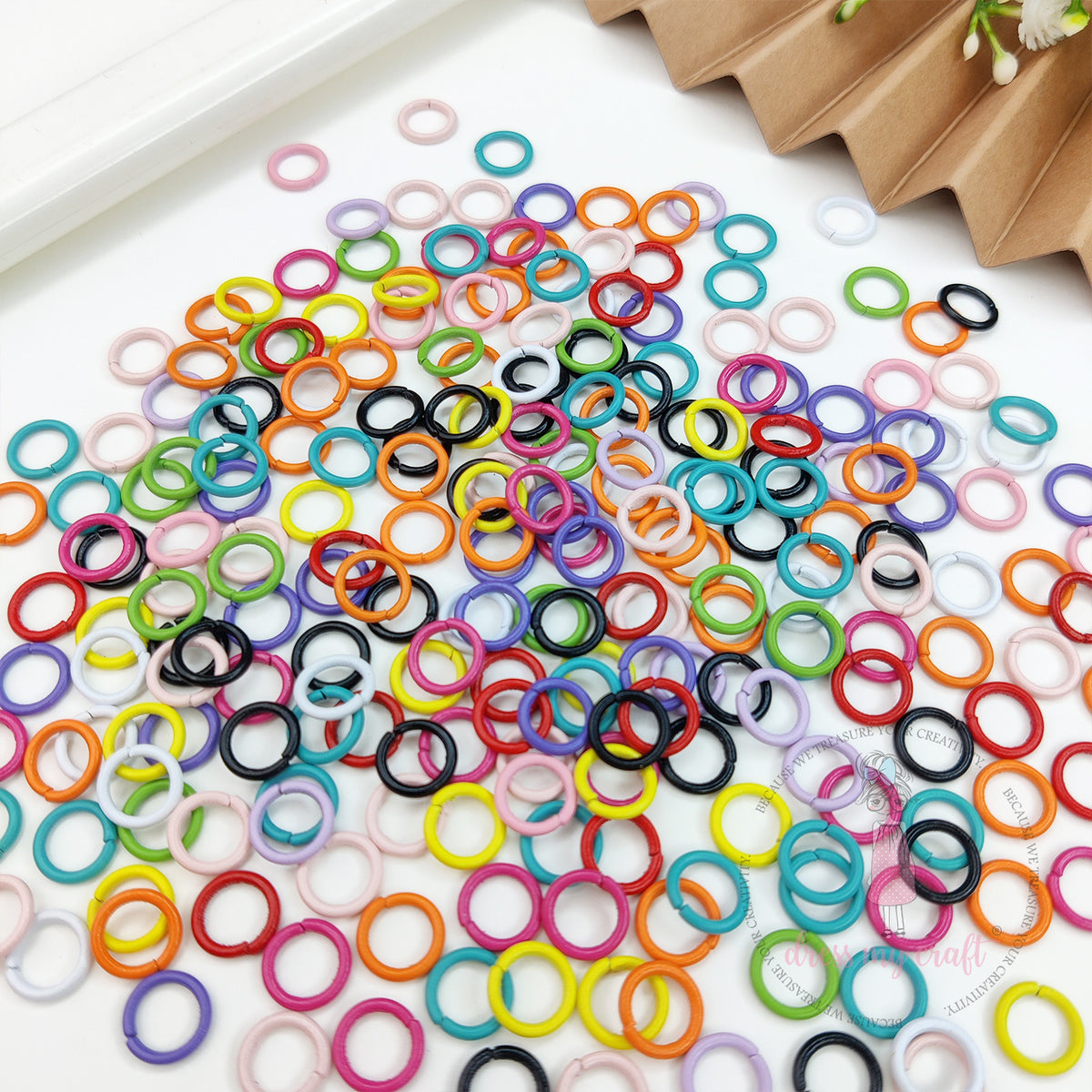Colored Jump Rings Assorted Pack 8 MM – CRAFTERS CORNER