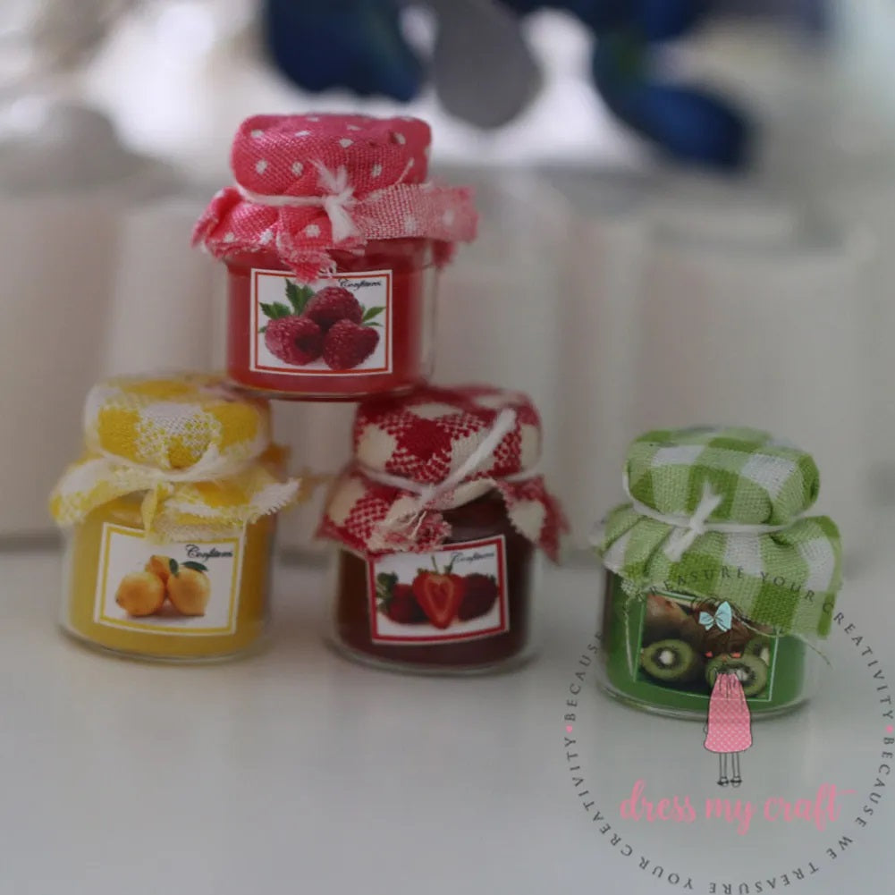 Miniature Jam Bottle - Assorted Colors – CRAFTERS CORNER
