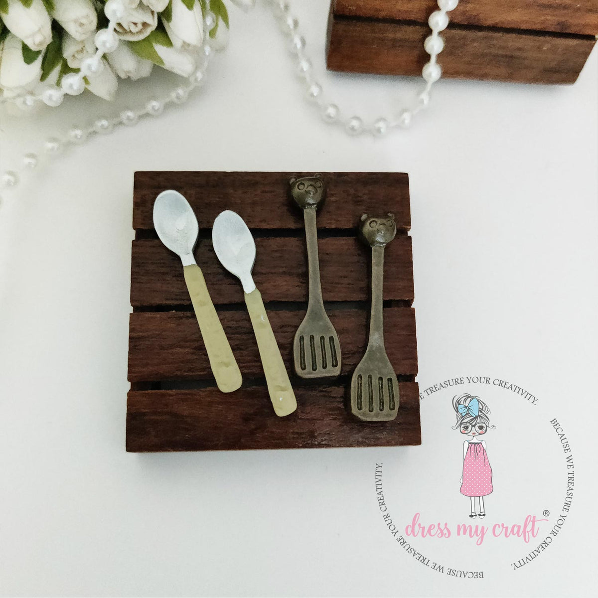Miniature Plastic Spoons With Ladel – CRAFTERS CORNER
