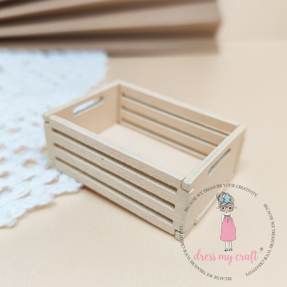 Miniature Wooden Crate – CRAFTERS CORNER