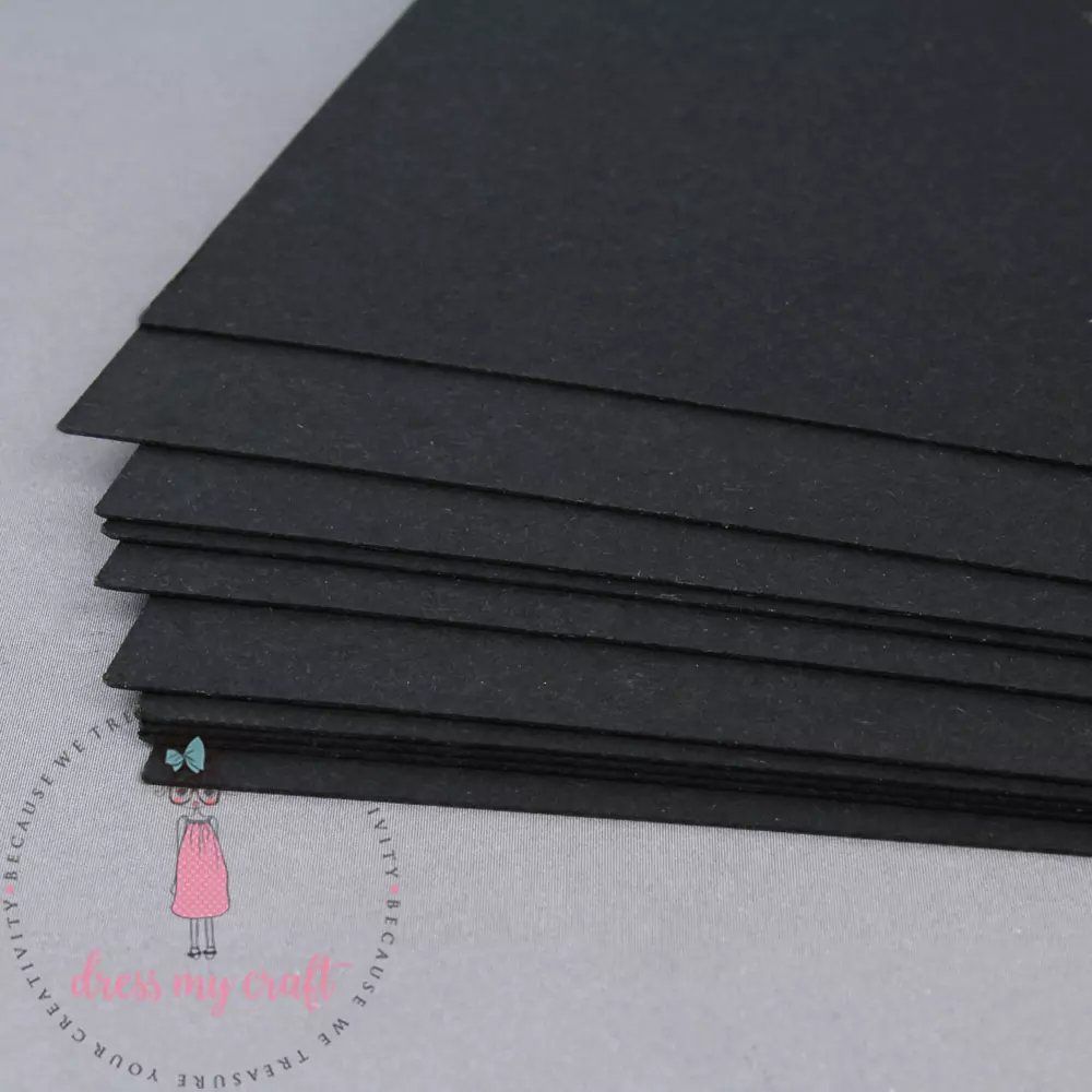 Black Cardstock - 550 GSM – CRAFTERS CORNER