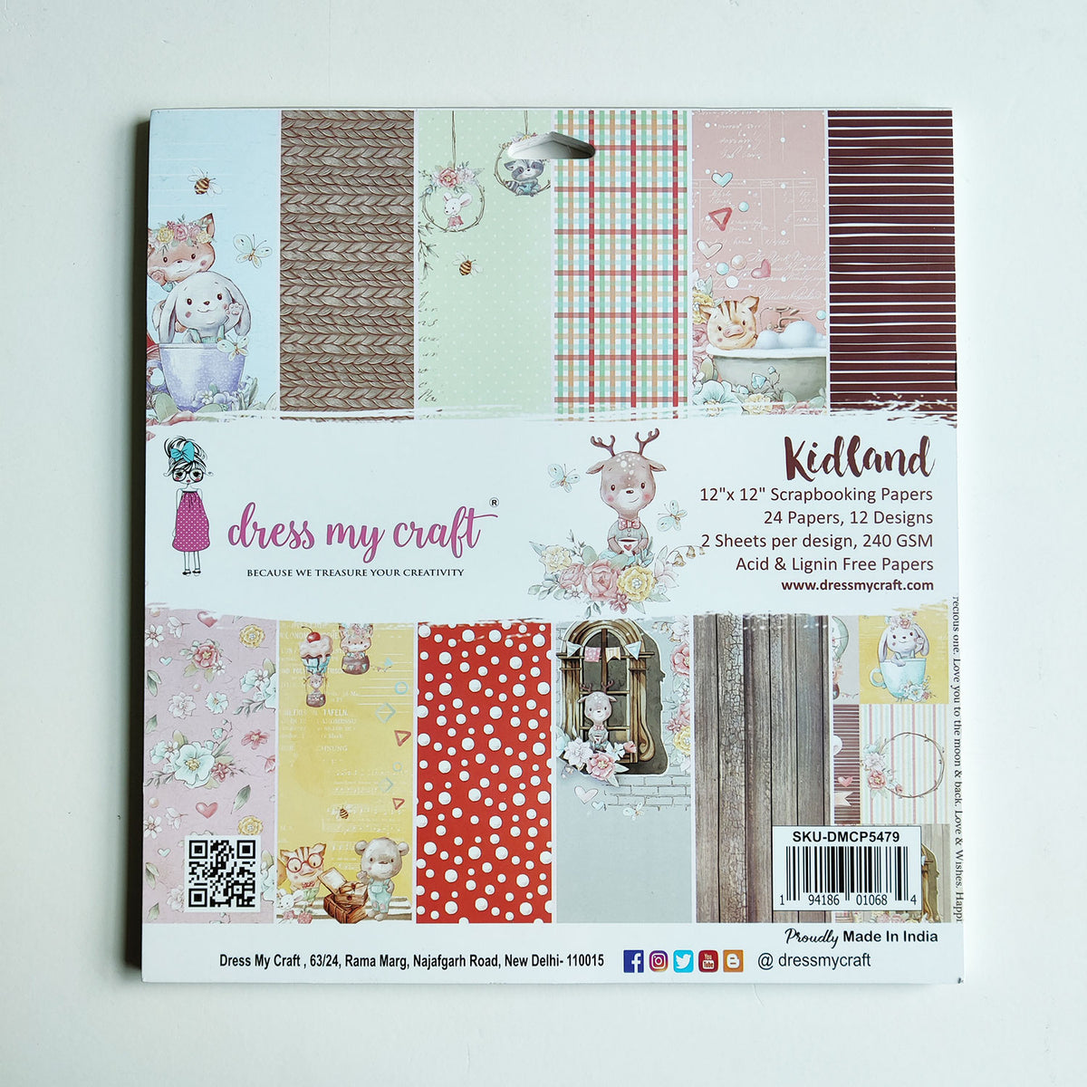 Kidland 12" x 12" Paper Pad – CRAFTERS CORNER