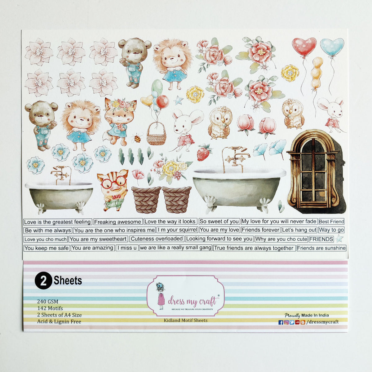 Kidland Motif sheet – CRAFTERS CORNER