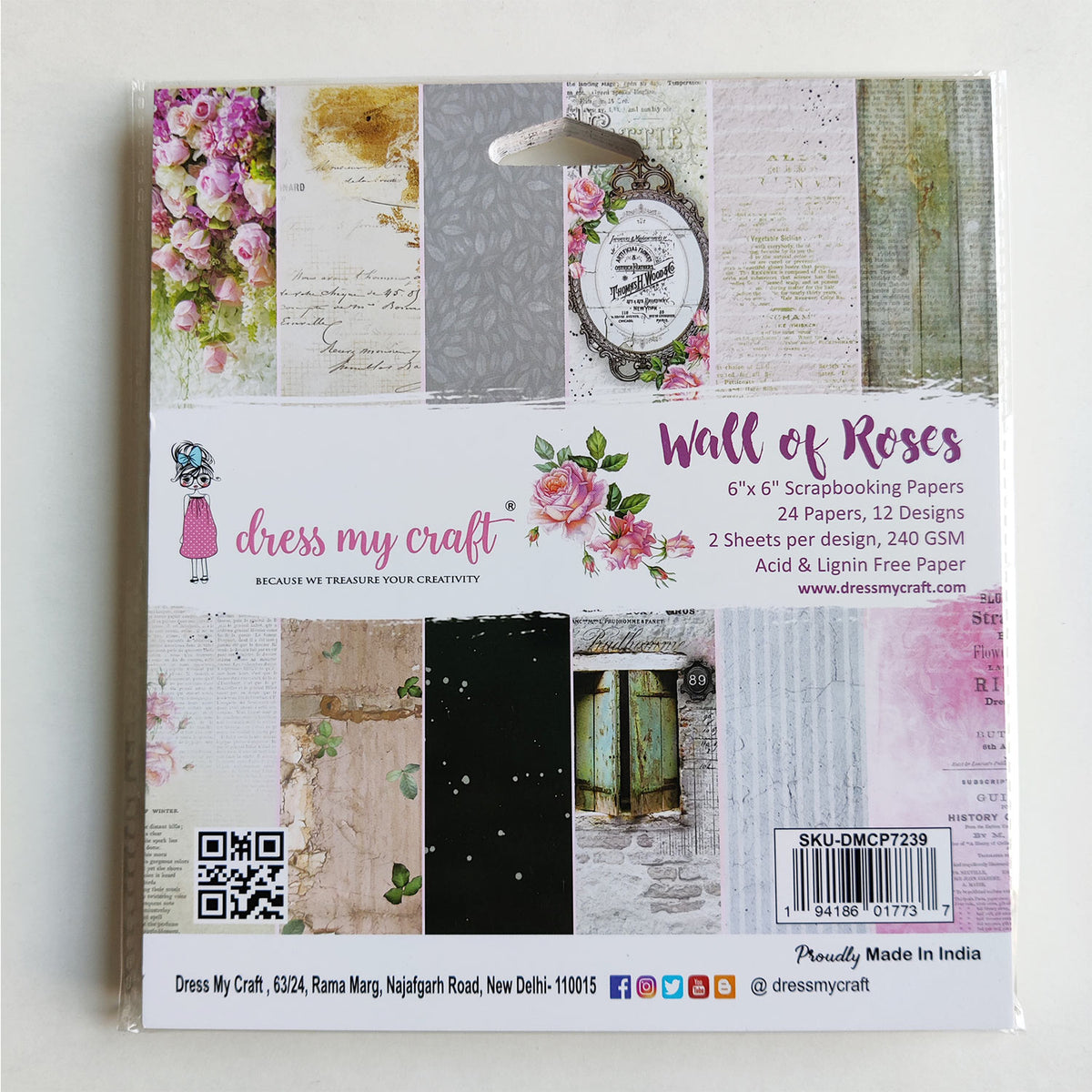 Wall of Roses 6" x 6" Paper Pad – CRAFTERS CORNER