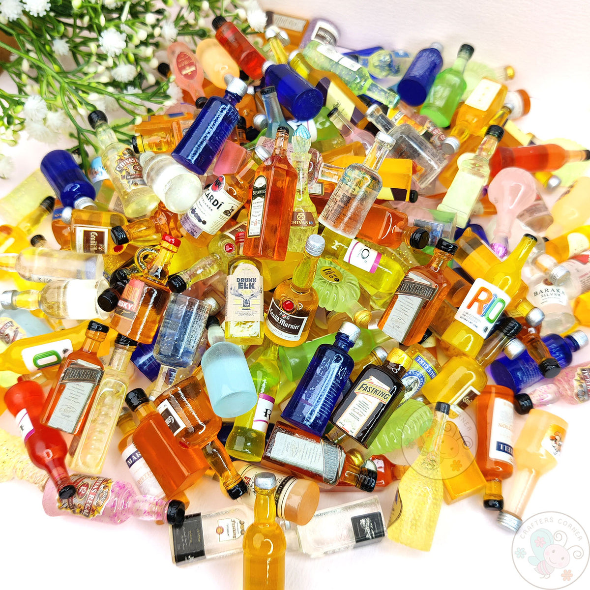 Miniature Liquor Bottles - Assorted Pack – CRAFTERS CORNER
