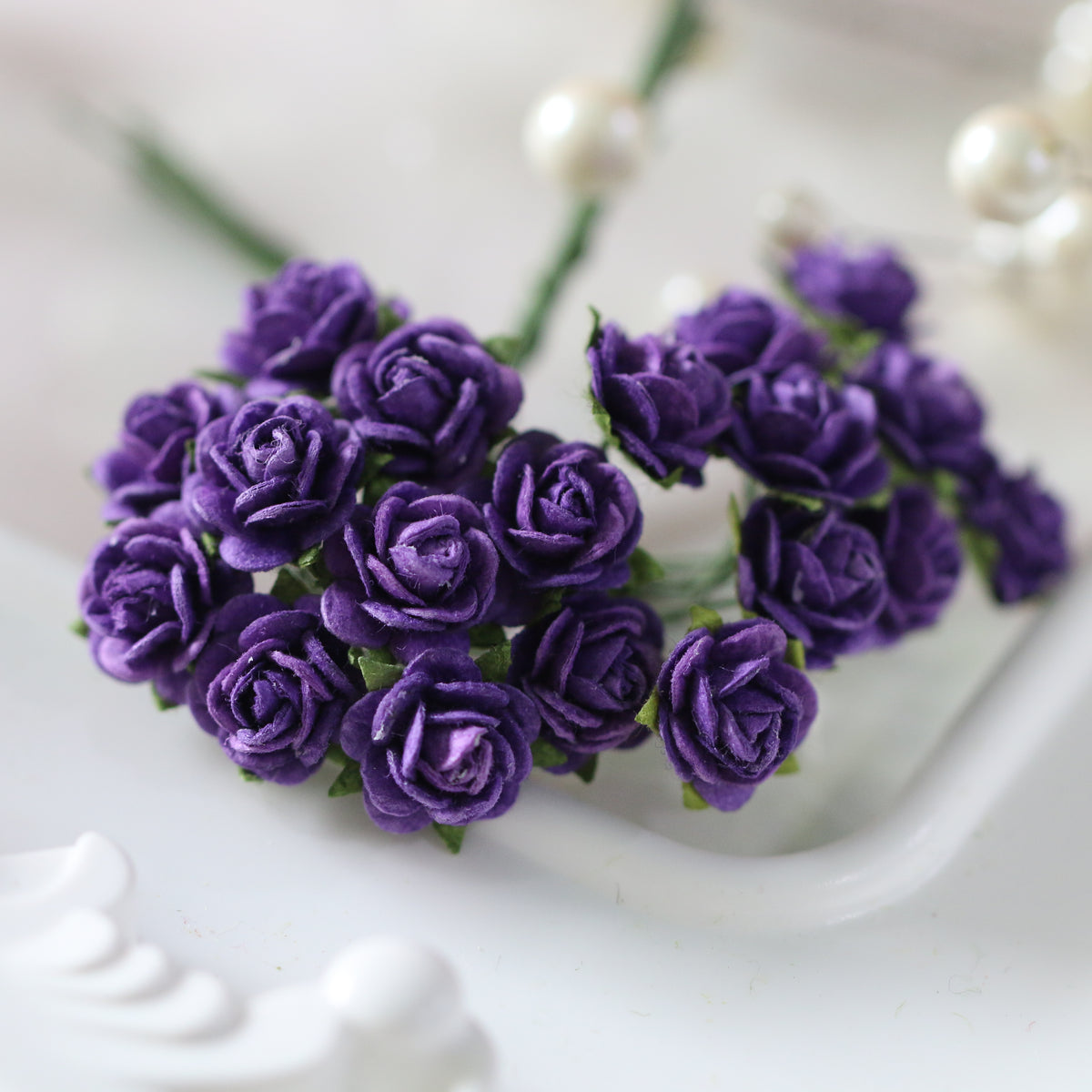 Micro Mini Roses - Purple – CRAFTERS CORNER
