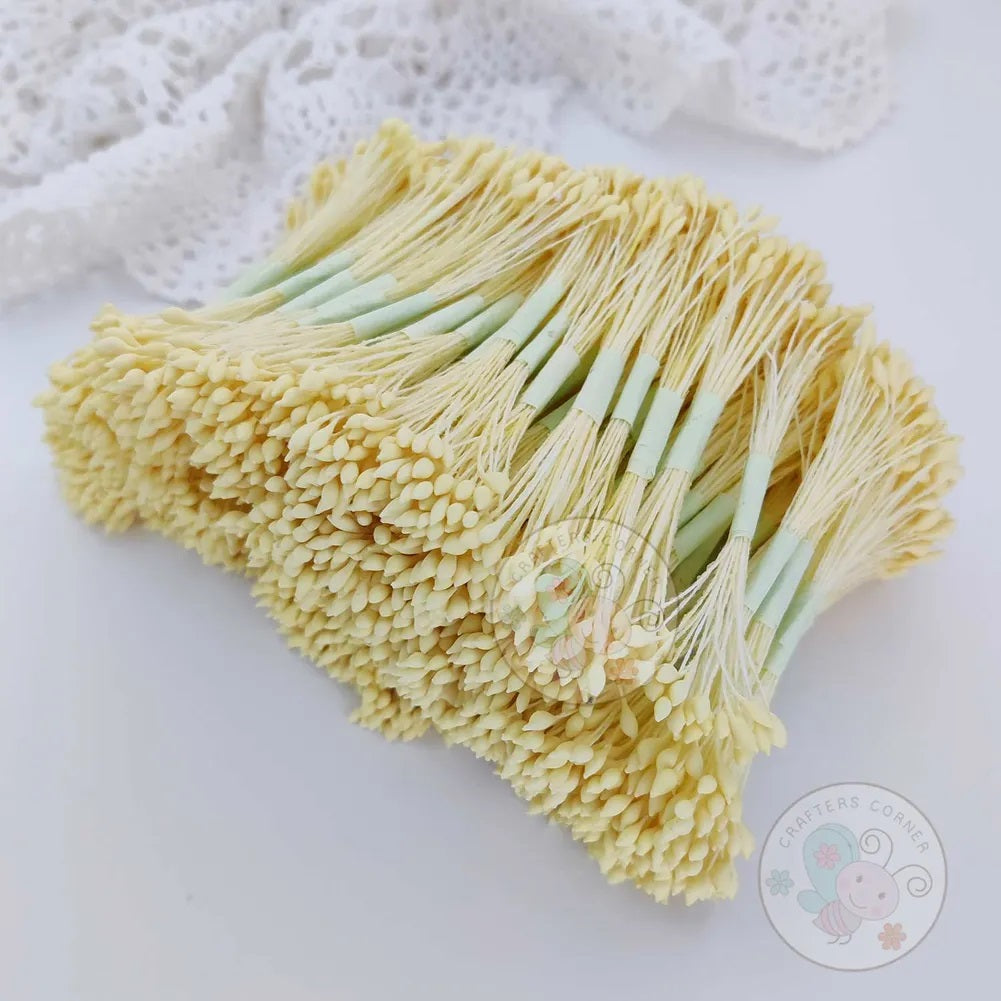Pointed Thread Thick Pollen - Pale Yellow – CRAFTERS CORNER