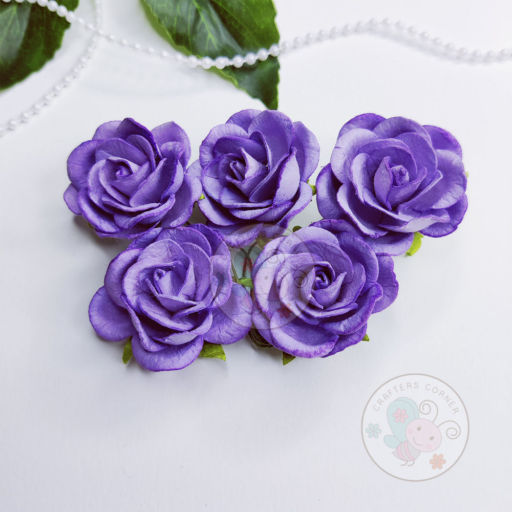 Curved Roses 35 MM - Iris – CRAFTERS CORNER