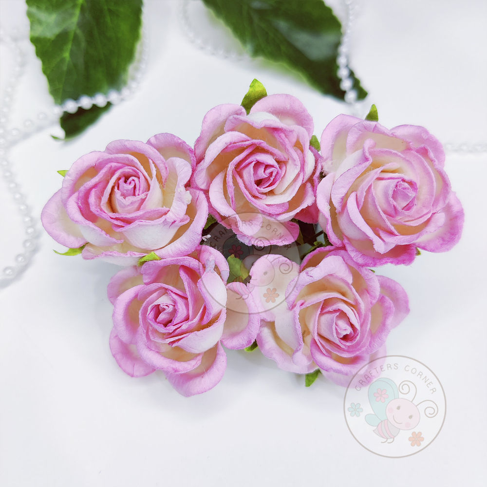 Curved Roses 35 MM - Neon Pink Combo – CRAFTERS CORNER