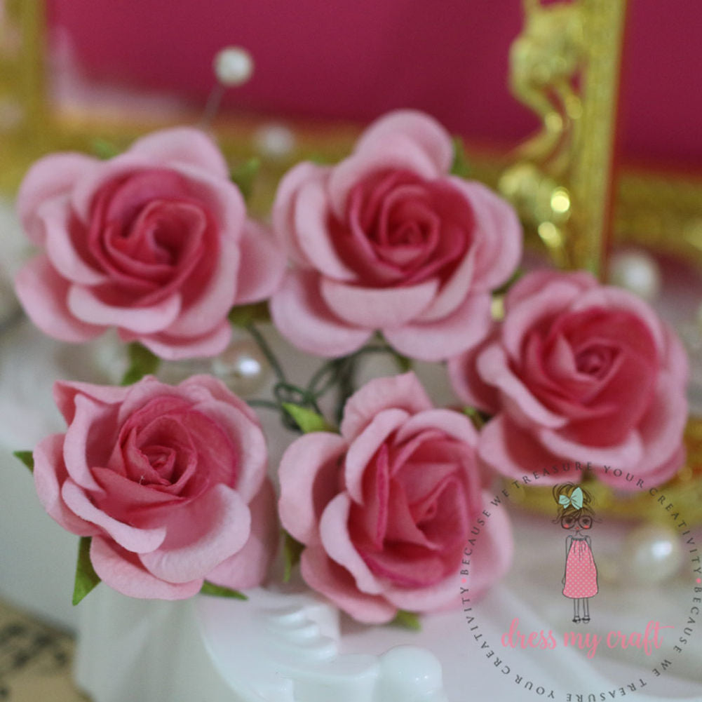 Curved Roses 35 MM - Pink Combo – CRAFTERS CORNER