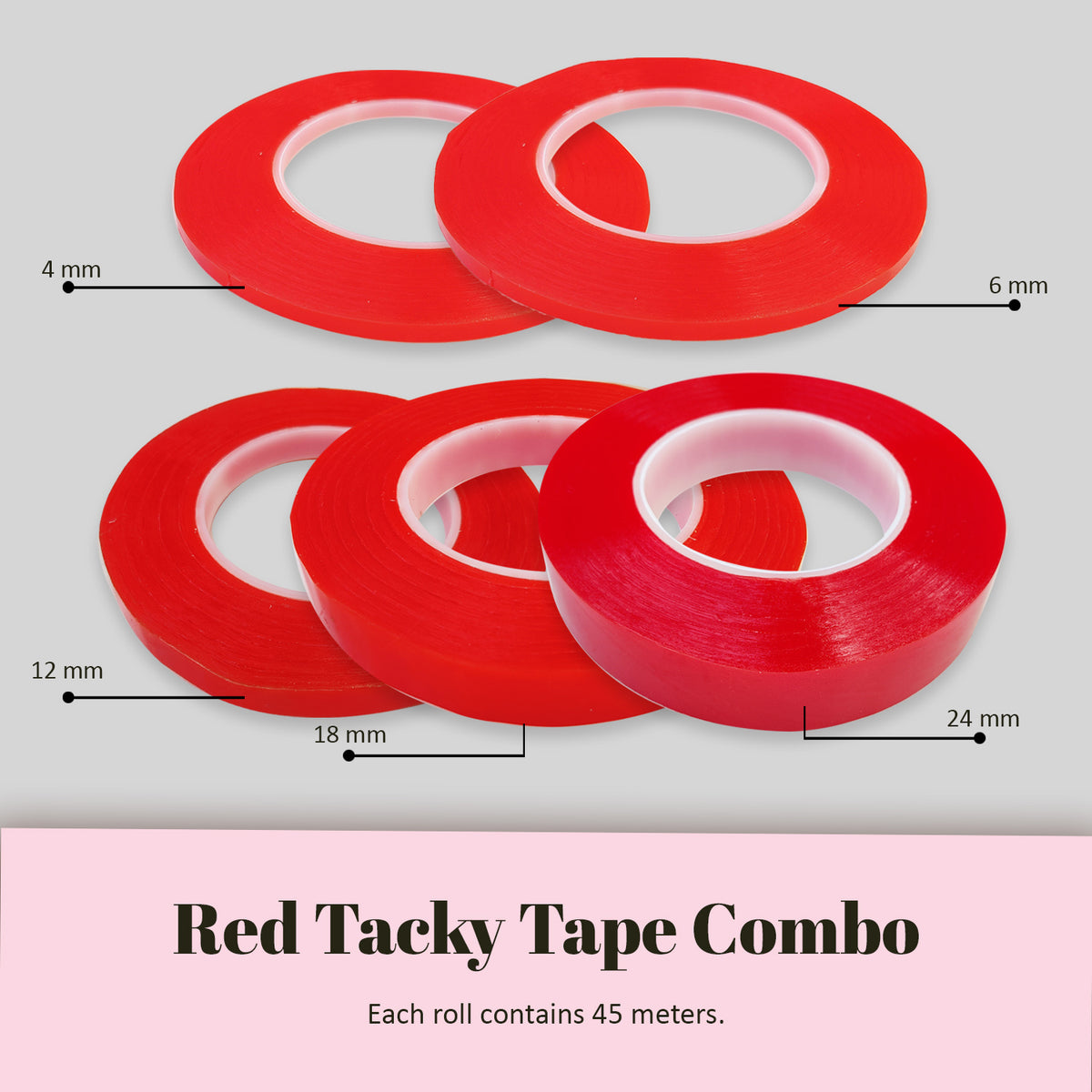 Red Tacky Tape Combo – CRAFTERS CORNER