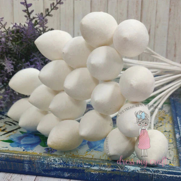 30 mm Pointed Styrofoam Buds With Long Stem – CRAFTERS CORNER