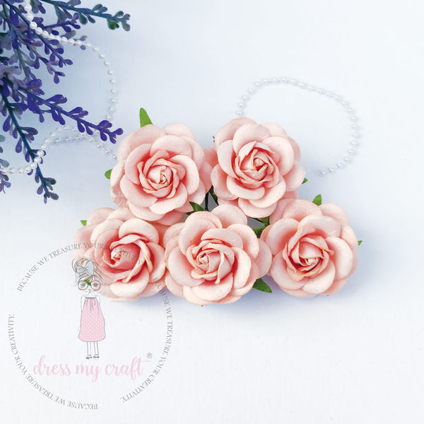 Curved Roses 45 MM - Light Peach – CRAFTERS CORNER