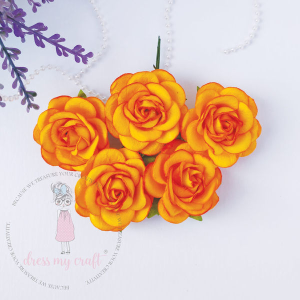 Curved Roses 45 MM - Merigold – CRAFTERS CORNER