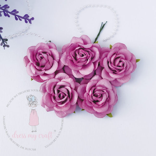 Curved Roses 45 MM - Iris – CRAFTERS CORNER