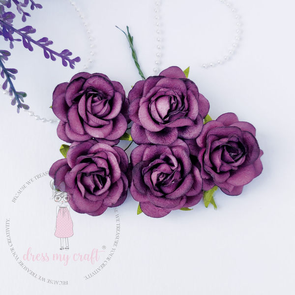 Curved Roses 45 MM - Wine – CRAFTERS CORNER