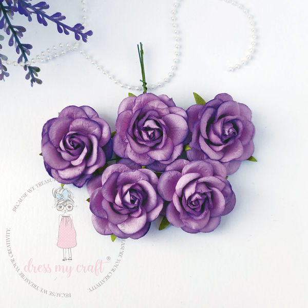 Curved Roses 45 MM - Orchid – CRAFTERS CORNER