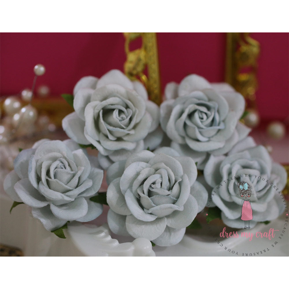 Curved Roses 45 MM - Vintage Blue – CRAFTERS CORNER