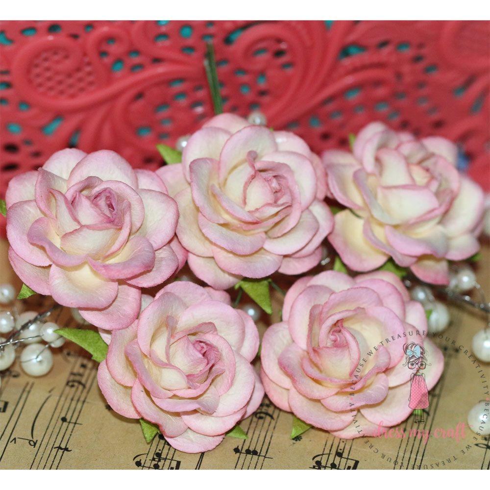 Curved Roses 45MM - Pretty Pink – CRAFTERS CORNER