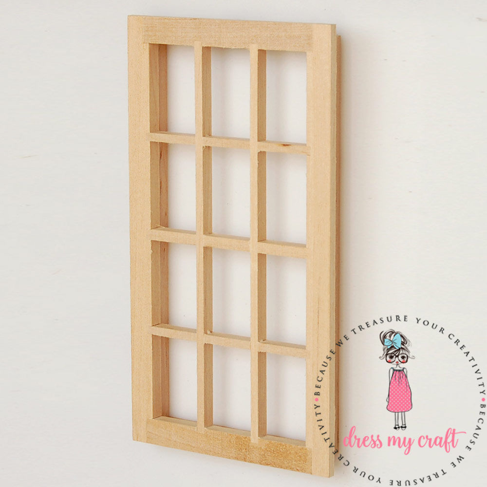 Miniature Anywhere Wooden Window – CRAFTERS CORNER