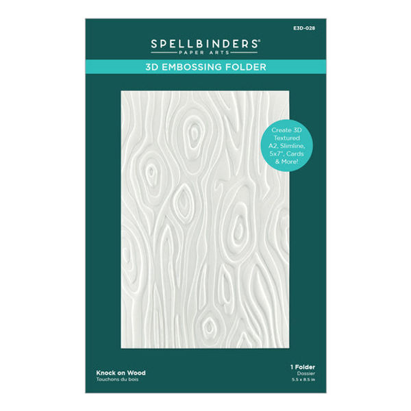 KNOCK ON WOOD 3D EMBOSSING FOLDER – CRAFTERS CORNER