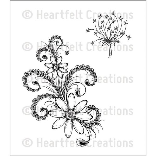 Daisy Flourish - Stamp – CRAFTERS CORNER