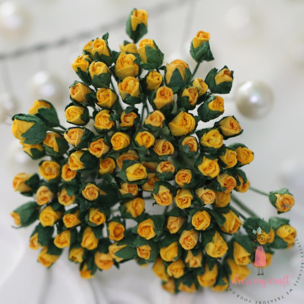 Micro Mini Rose Buds - Sunshine Yellow – CRAFTERS CORNER