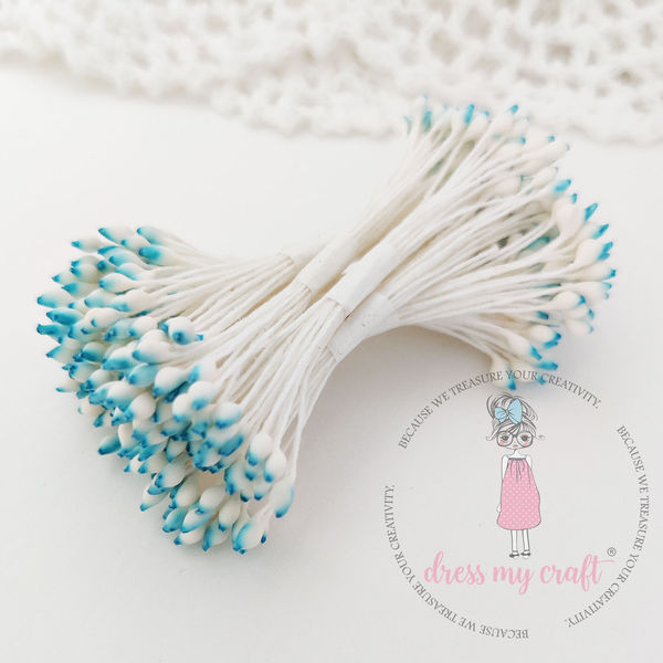 Pointed Thread Thick Pollen - Blue & White – CRAFTERS CORNER