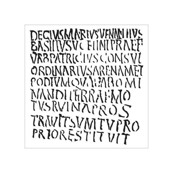 Roman Letters - Stencils – CRAFTERS CORNER